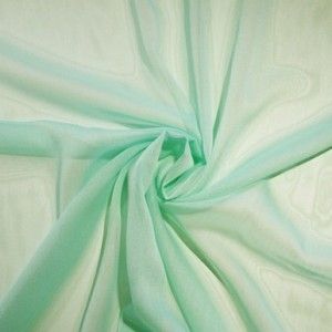 Create This Look - 2 Tone Chiffon - Tiffany Blue - The Fabric Market