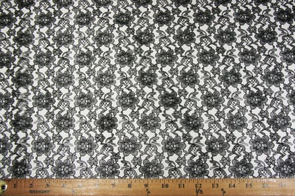 Poly Lace - Yellow - The Fabric Market