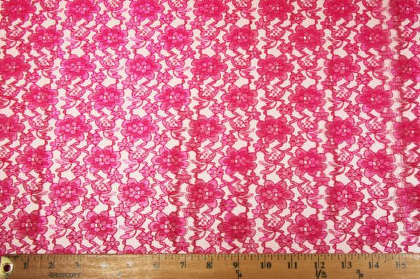 Poly Lace - Yellow - The Fabric Market