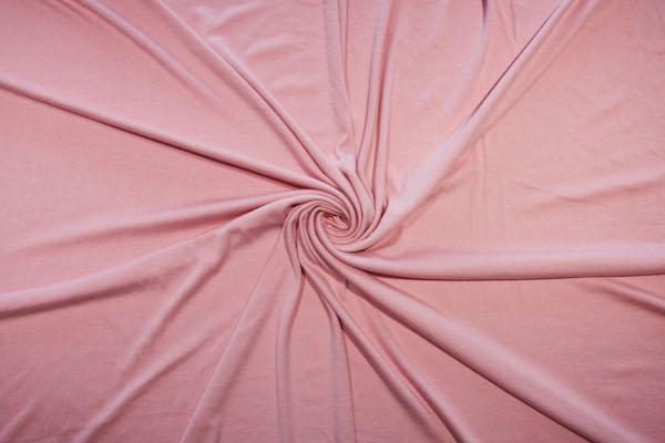 Solid Single Brushed Spandex Jersey - Cloud - The Fabric Market