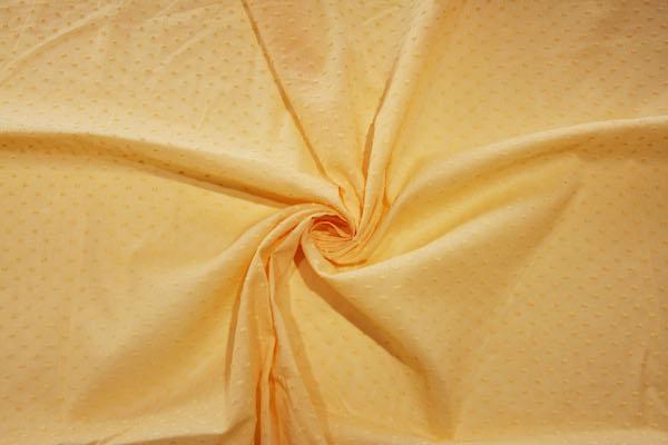 White Cotton Dimity with Mint Dotted Swiss - The Fabric Market